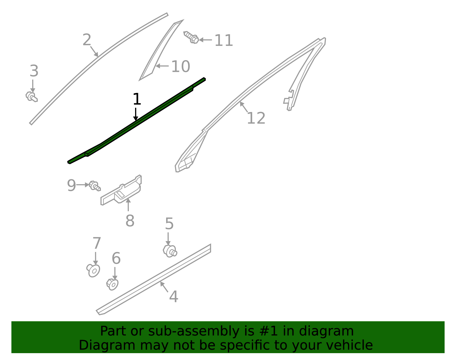 2019-2020 Infiniti QX50 Belt Molding 80820-5NA0A | Faulkner Infiniti of ...
