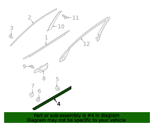 80870-5NA0A - Lower Molding 2019-2020 Infiniti QX50 | INFINITI Parts ...