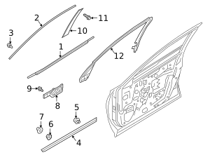 80870-5NA0A - Lower Molding 2019-2020 Infiniti QX50 | INFINITI Parts ...
