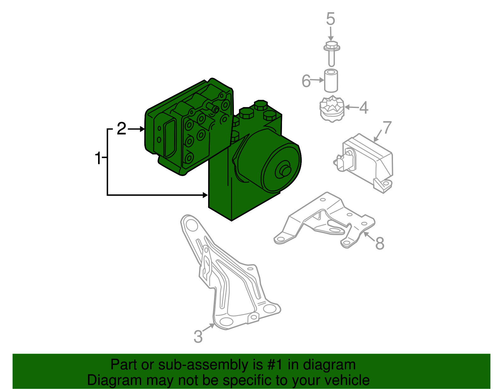 2002-2008 Mini Cooper ABS Pump Assembly 34-51-2-460-458 | Mini Parts Direct