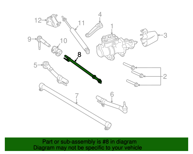 Rod Assembly Drag Link LC3Z-3304-D | AutoNationParts.com