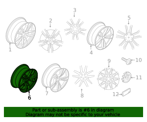 Genuine BMW 36-11-8-089-894 | 19" Style 792M Double Spoke Cerium Grey ...