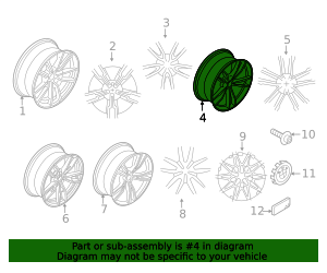 Genuine BMW 36-11-8-090-094 | 19" Style 791M Double Spoke Jet Black ...