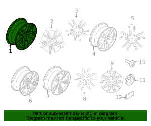 36-11-6-883-522 - Wheel 2019-2023 BMW | AutoNationParts.com