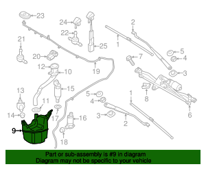 31416283 - Washer Fluid Reservoir(W/HEADLAMP CLEANING) - 2011-2018 ...