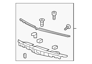 2011-2017 Buick Regal Front Bumper Fascia Center Support 22946539 GM ...