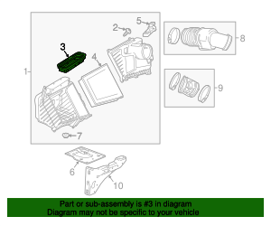 2017-2019 GM Air Cleaner Seal 84055693 | GMPartsDirect.com