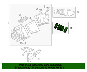 Air Cleaner Outlet Rear Duct 85013706 GM | Flow Automotive Center