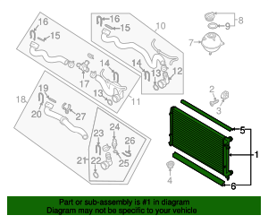 5K0-121-251-AA - Radiator Assembly 2008-2015 Audi | Audi OEM Parts