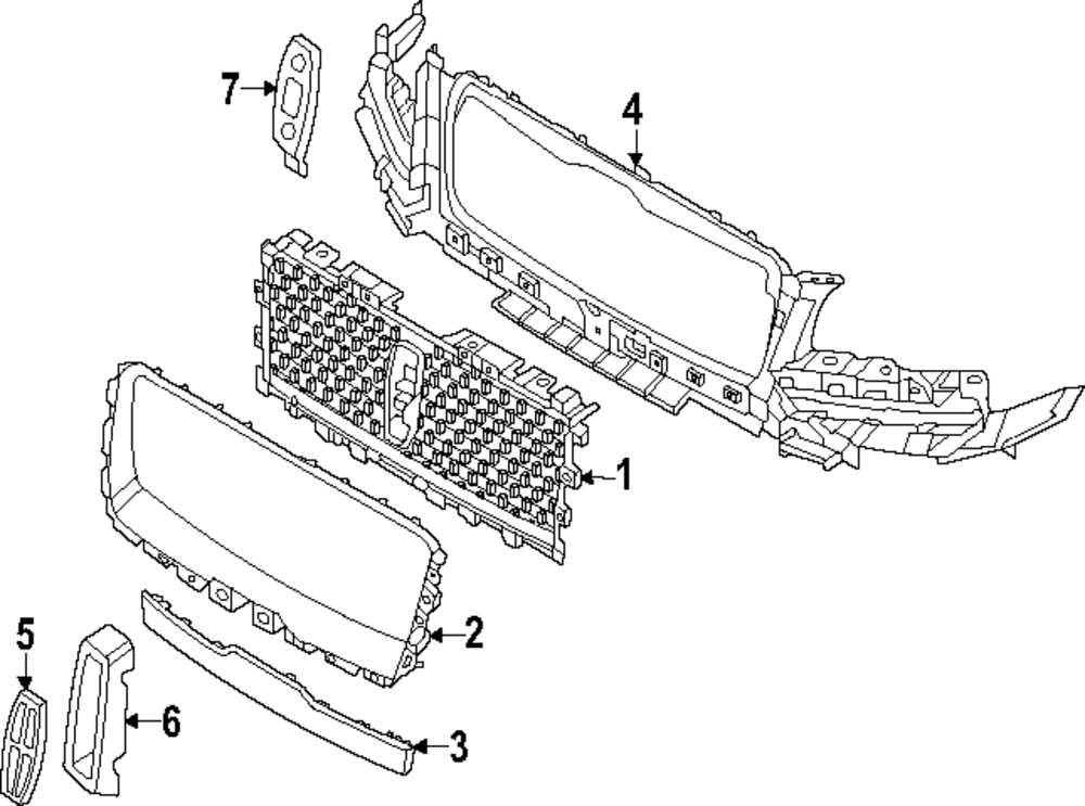 2022-2024 Lincoln Navigator Grille NL7Z-8200-AA | QuirkParts