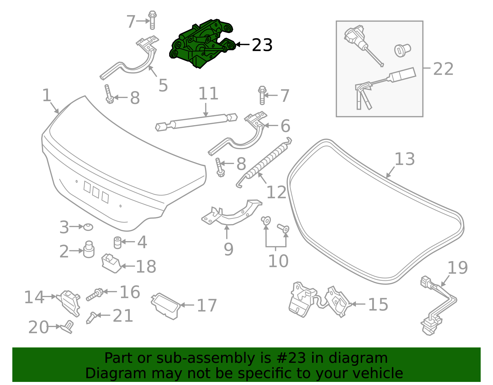 Hyundai - 81200-G9500 - Drive Assembly - 2022-2023 Genesis G70 | OEM ...