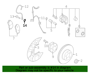 2012-2024 Subaru Brake Hose Gasket 114130151 | Subaru Parts Guys