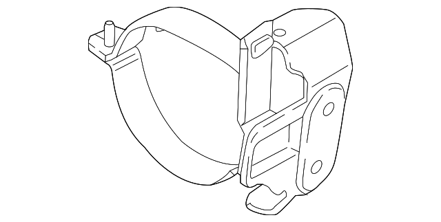11518663638 - 2017-2021 BMW Auxiliary Pump Bracket (11-51-8-663-638 ...