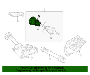26059674 - Inner Boot 1997-2005 GM | Chevrolet Parts Direct