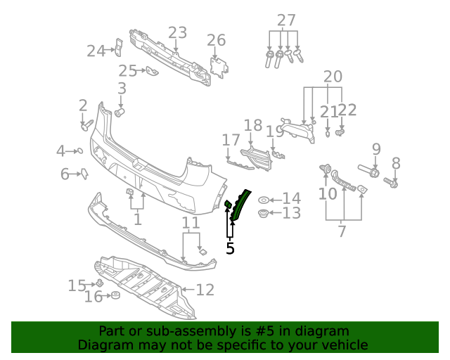 2019-2020 Kia Niro EV Outer Molding 86681 Q4000 | TascaParts.com