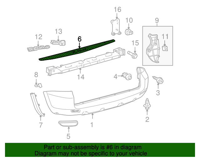 52581-42030 - Scuff Plate 2006-2012 Toyota RAV4 | Ourisman Toyota Parts
