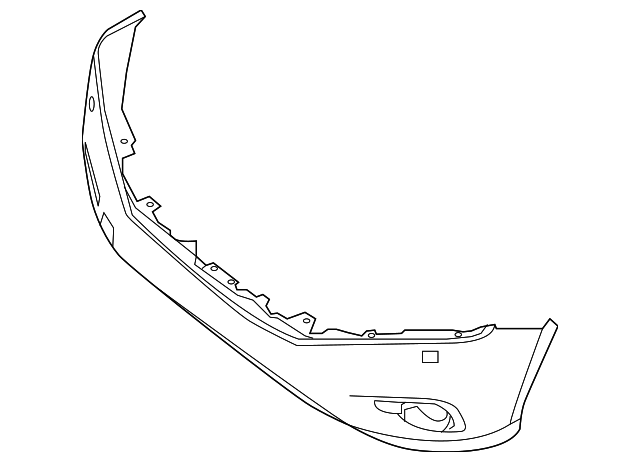 2013-2016 Nissan Pathfinder Bumper Cover 62022-3KA0H | TascaParts.com