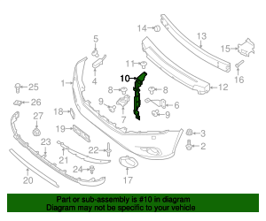 62296-3KA0A - Vertical Support - 2013-2020 Nissan Pathfinder | Nissan ...