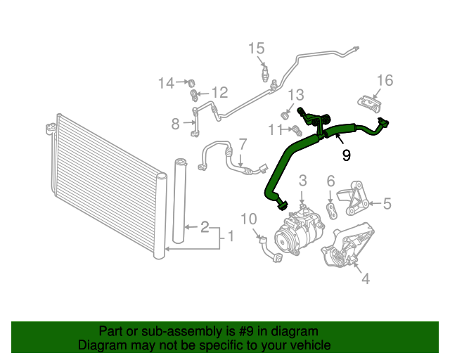 Genuine BMW 64-50-9-181-829 | Suction Hose | FREE Shipping on Most ...