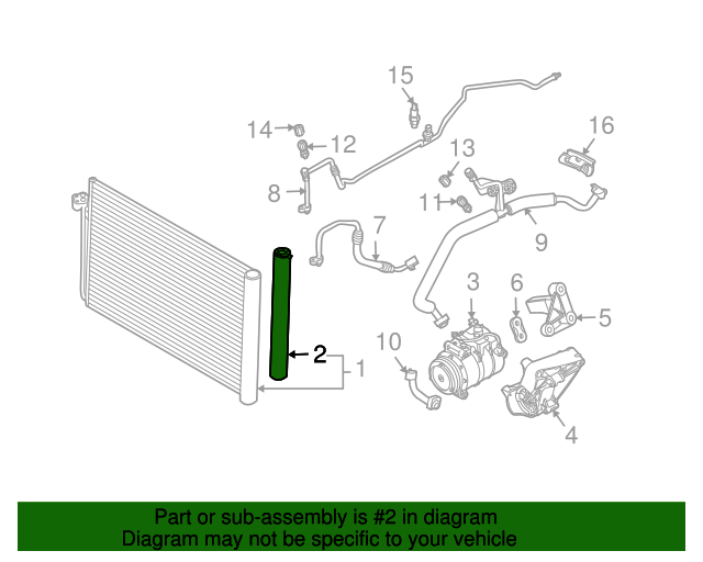 64-53-6-907-403 - A/C Receiver Drier 2008-2010 BMW | AutoNationParts.com