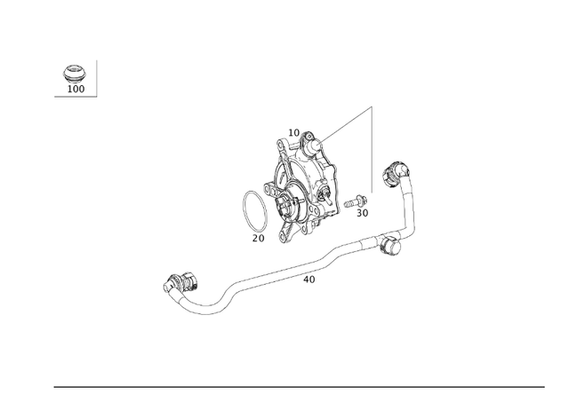 2006-2018 Mercedes-Benz Vacuum Line 276-230-00-56 | Mercedes-Benz Parts