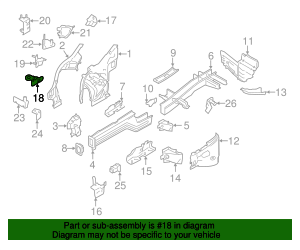 41-11-7-174-344 - Mount Bracket - 2007-2019 BMW | Buy BMW Parts Now