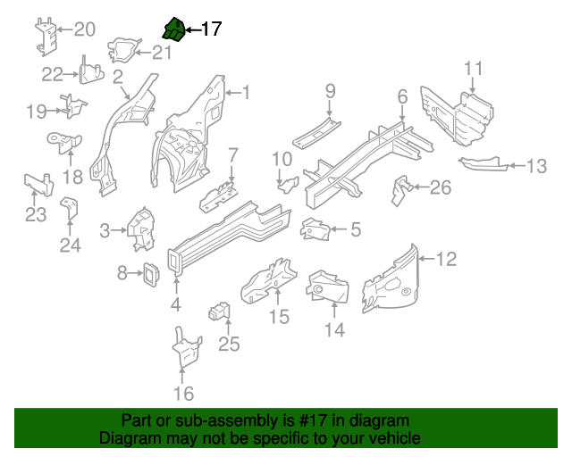 41007397236 - 2014-2019 BMW Mount Bracket (41-00-7-397-236) | BMW of ...
