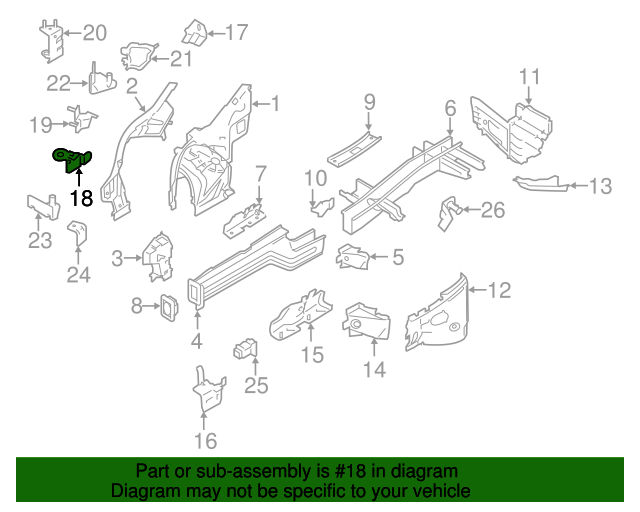 41-11-7-174-344 - Mount Bracket - 2007-2019 BMW | Buy BMW Parts Now