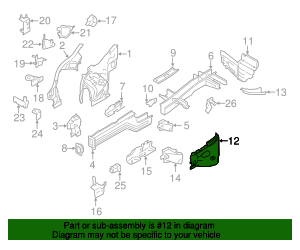 2007-2019 BMW Partition Panel 41117180942 | OEM Parts Online