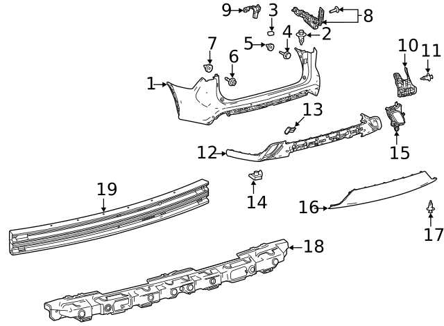 52169-0E110 - Lower Cover - 2020-2024 Toyota Highlander | OEM Genuine ...