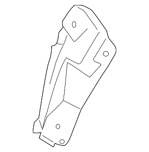 Hyundai - 86823-3L000 - Wheelhouse Liner - 2006-2011 Hyundai Azera ...