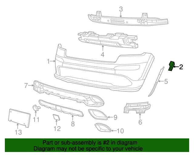 2012 Jeep Grand Cherokee Bracket - Driver's Side (LH) 68192729AA ...