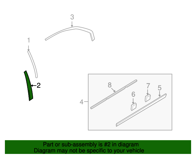 86381-3K001 - Black Out Tape 2006-2010 Hyundai Sonata | AutoNationParts.com