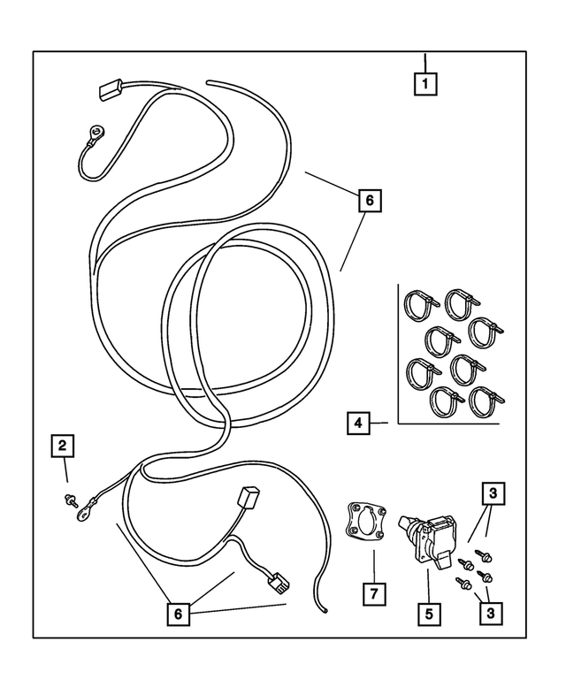 2005-2009 Dodge OEM NEW 02-09 Mopar Dodge Ram 1500-3500 Tow Hitch ...