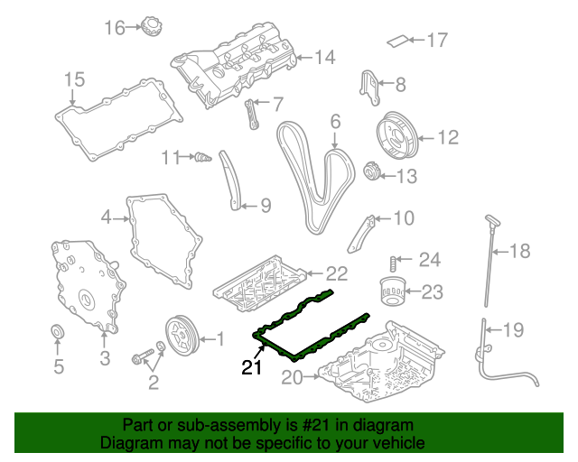 1998-2010 Mopar Gasket 04792608AC | Mopar Parts Canada