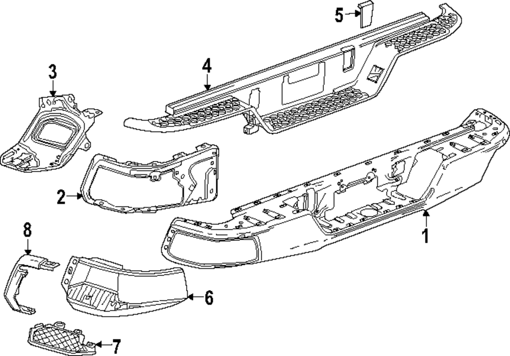 2023-2025 GM Step Pad 87854119 | Courtesy Parts