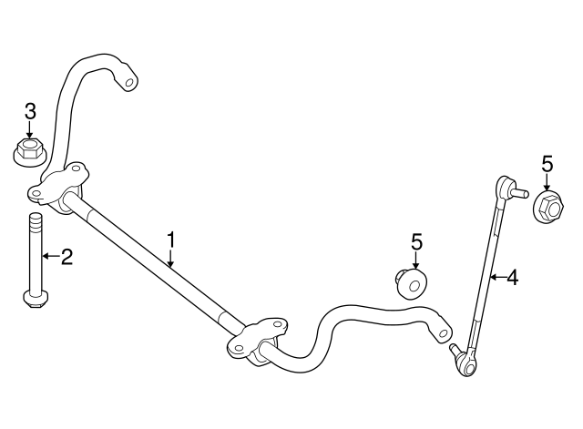2010-2017 Mercedes-Benz Stabilizer Bar 204-323-08-65 | MB of Covington