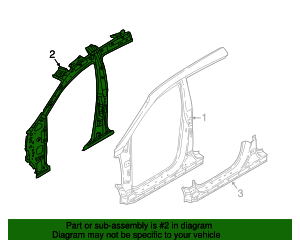 2017-2022 Kia Sportage Aperture Reinforced 71202-D9050 | OEM Parts Online