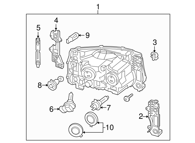 2010-2013 Land Rover LR4 Composite Assembly LR023535 | Express Land ...