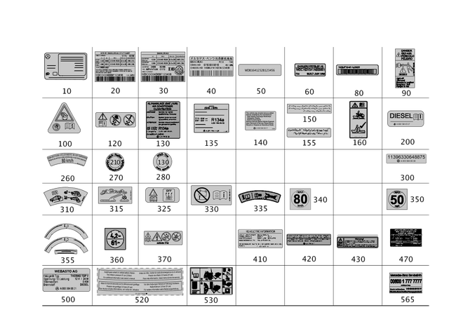 642-221-12-01 - Engine Number Plate 2007-2018 Mercedes-Benz | Mercedes ...