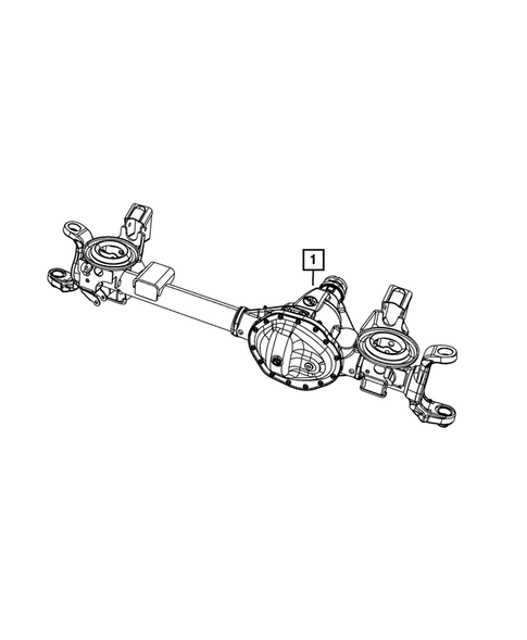 Front Axle Assembly for 2008 Dodge Ram 2500 | DodgeParts.com