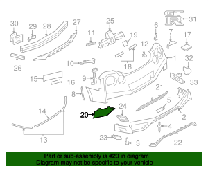 2017-2023 Nissan GT-R Guard 85064-6AV0A | Nissan Parts Plus