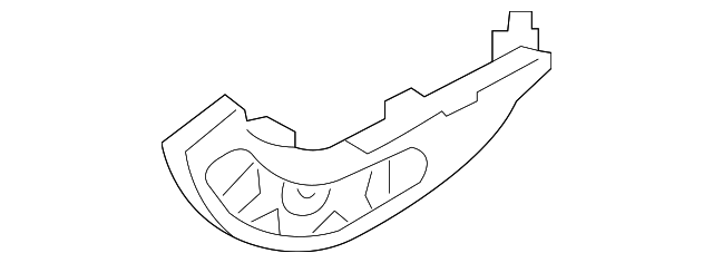 71198-SNA-A02 - Spacer L Front Bumper Side - 2006-2011 Honda Civic ...