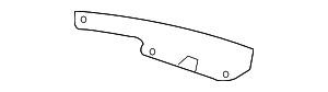 2009-2011 GM Passenger Side Front Bumper Impact Bar Support 96694041 ...