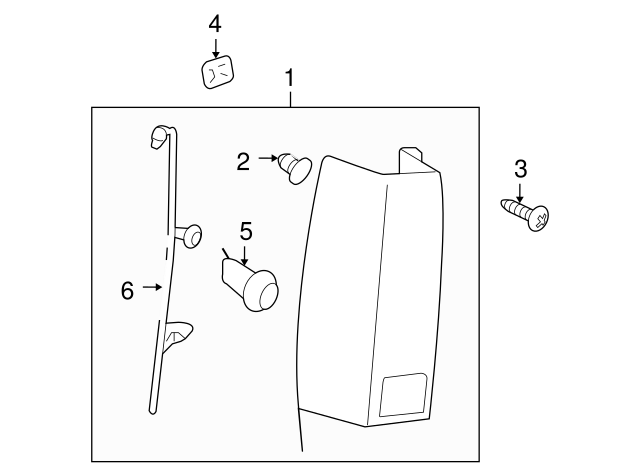 2007-2014 Cadillac Combo Lamp Assembly - Driver's Side (LH) 22884387 ...