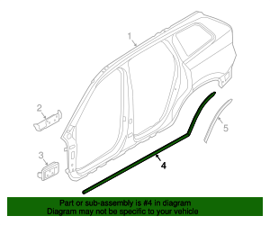 Molding 32378544 | TascaParts.com