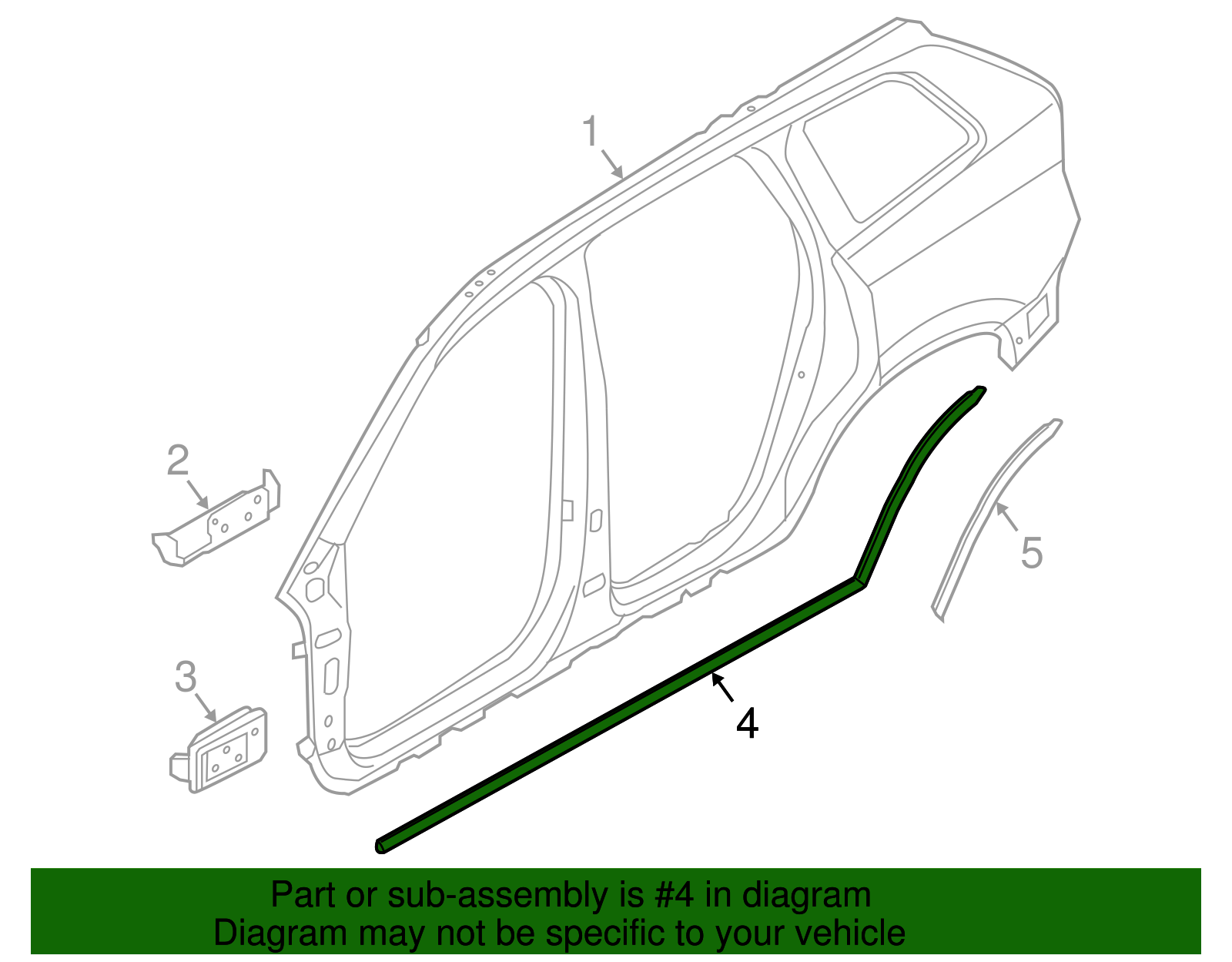 32285794 - Molding 2018-2025 Volvo XC60 | AutoNation Parts