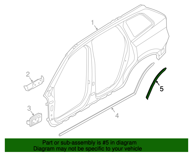 2018-2022 Volvo XC60 Side Body Trim Protector 32328155 | Genuine Volvo ...