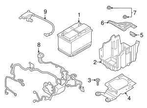 Battery Management System H1BZ-10C679-C | TascaParts.com