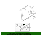 87756-2E000 - Rocker Molding Clip 2004-2025 Kia | Kia.Parts Store